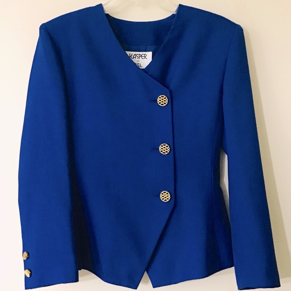 Kasper | Jackets & Coats | Vintage Kasper Peak Lapel Blazer | Poshmark